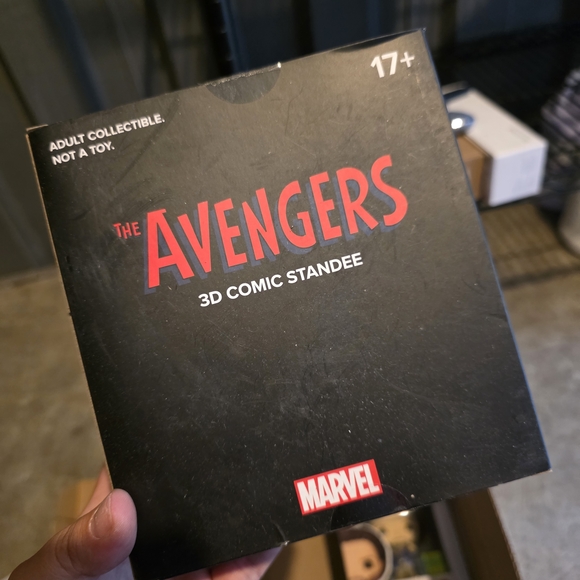 Marvel | Other | Marvel Avengers 3d Comic Standee Black And Red | Poshmark